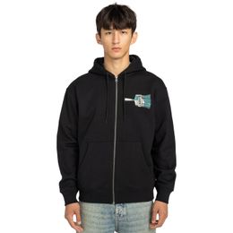 Hoodie Element "Paint Brush", Herren, Gr. M, flint schwarz, Obermaterial: 50% Baumwolle, 30% Baumwolle, 20% Polyester., Sweatshirts Hoodie