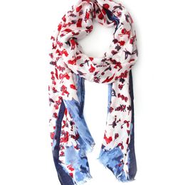 Collezione Alessandro Scarf 'Daria' female Blue size One Size