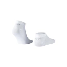 JOOP! JOOP Herren Sneakersocken "Socken Unisex premium essential organic cotton Sneaker 6p 6er Pack", Gr. 35, wei&szlig;, Obermaterial: 62% Baumwolle CO(Bio).