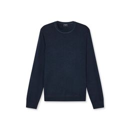 OLYMP Herren Strickpullover "OLYMP Casual Strick, Pullover"marine, Gr. L, 100% Schurwolle, Pullover