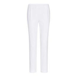 GOLDNER Damen Chinohose "Jerseyhose mit Schlupfbund", wei&szlig;, Gr. 44, Obermaterial: 78% Baumwolle CO. 18% Polyester PES. 4% Elasthan EL., Hosen,