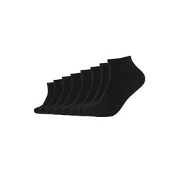 s.Oliver Herren Kurzsocken "Socken 8er Pack", Gr. 39, schwarz, Obermaterial: 62% Baumwolle CO. 36% Polyester PES. 2% Elasthan EL., Socken
