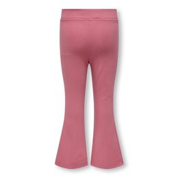 KIDS Only M&auml;dchen Jerseyhose "KMGPAIGE LIFE FLARED PNT NOOS", pink, Gr. 110, unifarben, Jersey, Obermaterial: 65% Viskose, 30% Polyester, 5%