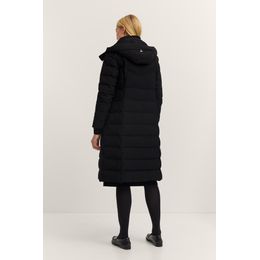 Bugatti Damen Steppmantel "Regular Fit"290, schwarz, Gr. 36, unifarben, 90% Polyester, 10% Elasthan, M&auml;ntel, mit Kapuze & Kunstfellkragen