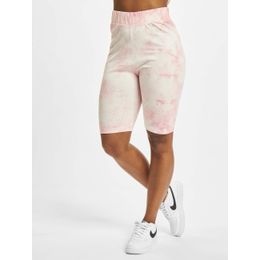 Fubu Damen Shorts "Fubu Damen FW222-006-1 Fubu Corporate Tiedye Cycling Shorts"rose, Gr. S, 95% Baumwolle, 5% Elasthan, Hosen
