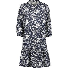 Blue Seven Damen Sommerkleid "Kleid mit 3/4 &Auml;rmeln"5950, nachtblau, Gr. 36, 85% Modal, 15% Polyamid, Kleider