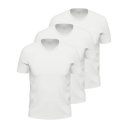 Ammann Herren Unterhemd "3er Pack Shirt 1/2 Arm Day Modern / Micro Modal", Gr. M, wei&szlig;, Single Jersey, Obermaterial: 93% Modal CMD. 7% Elasthan EL.,