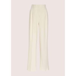 Madeleine Mode MADELEINE Damen Stoffhose "Bundfaltenhose Stoffhose mit B&uuml;gelfalten", grau, Modern, Gr. 22, Obermaterial: 95% Polyester PES. 5% Elasthan EL., Hosen,