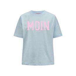 SALZHAUT Damen T-Shirt "Shirt LEEV-MOIN", blau, Gr. M, Obermaterial: 100% Baumwolle CO., Shirts