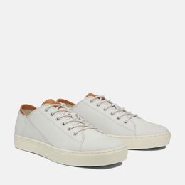 Timberland Herren Sneaker "ADVENTURE 2.0 LOW LACE UP SNEAKER", Gr. 46, wei&szlig;, Leder, Schuhe, aus Leder