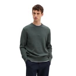 Marc O'Polo Rundhalspullover MARC O'POLO "aus reiner Bio-Baumwolle", Herren, Gr. M, skipping stone, Obermaterial: 100% Baumwolle, unifarben, Rundhals, Pullover Rundhalspullover