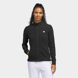 Damen Trainingsjacke "PERFORMANCE TEXTURE FULL ZIP T", schwarz, Gr. L, adidas Performance, Obermaterial: 91% Polyester, 9% Elasthan, Jacken, mit