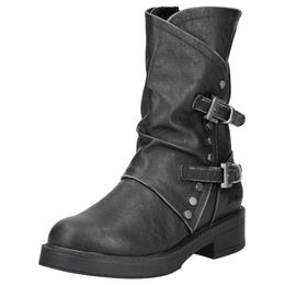 Blowfish Damen Bikerboots "Blowfish Stiefel Lederimitat", Gr. 41, schwarz, Lederimitat, Schuhe