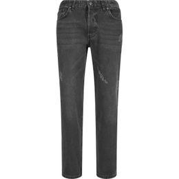 2Y Premium Herren Bequeme Jeans "2Y Premium Herren 2Y Boyfriend Fit Jeans", grau, Gr. 31, unifarben, 97% Baumwolle, 3% Elasthan, Jeans