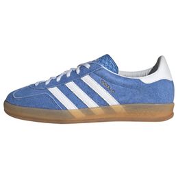 adidas originals Sneaker 'Gazelle' Herren Gr&ouml;&szlig;e 38.5 himmelblau / gold / wei&szlig;