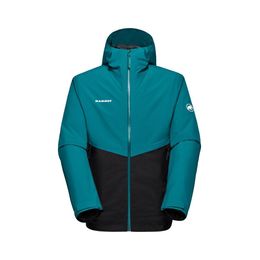 Mammut Outdoorjacke Herren Gr&ouml;&szlig;e M t&uuml;rkis / schwarz