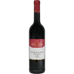 Weinhaus Schw&ouml;rer Weinhaus Schw&ouml;rer "Drei Sterne" Sp&auml;tburgunder 2023 Trocken - Durbacher Kochberg Baden &ndash; Rotwein Sp&auml;tlese