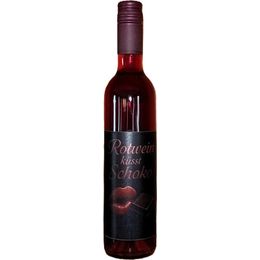 Weingut Dieter Heinz "Rotwein k&uuml;sst Schoko" 0,5 L S&uuml;&szlig; - Rheinhessen &ndash; Weinhaltiges Getr&auml;nk Aromatisiertes weinhaltiges