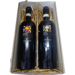 Cantina Tizzano Cassetta in Cartone Taurasi - Greco di Tufo Kampanien &ndash; Rotwein DOCG