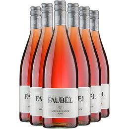 Weingut Faubel Ros&eacute; 1L - Paket Sp&auml;tburgunder 2024 Trocken Pfalz &ndash; Probierpaket Deutscher Wein