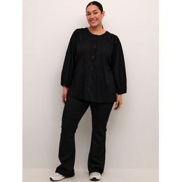 Kaffe CURVE Bluse 'KC Rory' Damen Gr&ouml;&szlig;e XL schwarz / schwarzmeliert