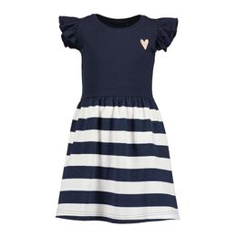 Blue Seven Kleid M&auml;dchen Gr&ouml;&szlig;e 98 navy / gold / wei&szlig;