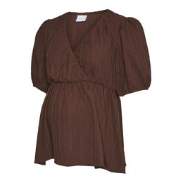 MAMALICIOUS Umstand Bluse Damen Gr&ouml;&szlig;e S braun