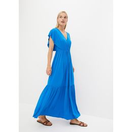 bonprix Maxikleid, blau, Viskose
