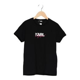 K by KARL LAGERFELD Karl Lagerfeld T-Shirt Damen Gr&ouml;&szlig;e M Second Hand schwarz