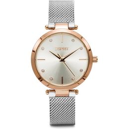 Esprit Analoguhr Damen Gr&ouml;&szlig;e One Size rosegold / silber