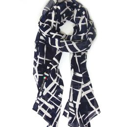 Collezione Alessandro Scarf 'Japan' female Blue size One Size