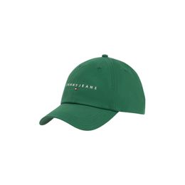 Baseball Cap Tommy Jeans "TJM HERITAGE CORE CAP", Herren, terrain, Web, Baumwolle, unifarben, Caps, UNISEX Klemmverschluss, gro&szlig;e Logostickerei