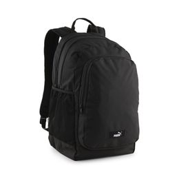 Rucksack Puma "ACADEMY BACKPACK", schwarz (Puma schwarz), Rucks&auml;cke, Damen, Netz, Polyester, unifarben, Rucksack, f&uuml;r Erwachsene, mit mehreren F&auml;chern