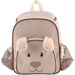 Kinderrucksack Sterntaler "Hund Lucky", Kinder, Gr. B/H/T: 24cm x 30cm x 10cm, beige, Polyester, Rucks&auml;cke
