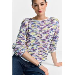 Rundhalspullover RICHROYAL, Damen, Gr. L, original, Strick, Obermaterial: 55% Modal, 45% Baumwolle, gerade, U-Boot-Ausschnitt, Pullover Rundhalspullover, gerader Schnitt, U-Boot-Ausschnitt, mehrfarbig