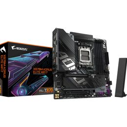 Gigabyte Mainboard "X870M AORUS ELITE WIFI7 Mainboard &ndash; Unterst&uuml;tzt AMD Ryzen 9000 CPUs, d", ohne farbbezeichnung, B:27cm H:7cm T:27cm, Mainboards
