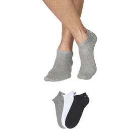 Socken Fila "UNISEX INVISIBLE PLAIN SOCKS", Damen, Gr. 35-38, wei&szlig; (schwarz, grau, wei&szlig;), Baumwolle, Elasthan, Polyester, bedruckt, unifarben mit Farbeinsatz, elastisch, Socken Socken, mit eingestricktem Logo an der Ferse
