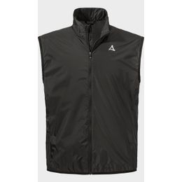 Sch&ouml;ffel Funktionsweste SCH&Ouml;FFEL "Vest Style Cannobio MNS", Herren, Gr. 50, schwarz (9990, schwarz), Oberstoff: 100% Nylon; (Coating: Polyurethan), ohne Ausschnitt, Westen Funktionsweste