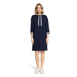 Jerseykleid Betty Barclay "Damen mit 3/4 Arm", Damen, Gr. 36, Normalgr&ouml;&szlig;en, dunkelblau, Sweatware, Obermaterial: 70% Viskose, 25% Polyester, 5% Elasthan, relaxed fit kurz, Rundhals, Kleider Jerseykleid