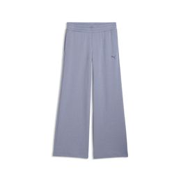 Sporthose Puma "Essentials Hose mit weitem Bein Damen", Damen, Gr. L, Normalgr&ouml;&szlig;en, gray sky, Obermaterial: 32% Polyester, 68% Baumwolle; Tasche &ndash; Oben: 100% Baumwolle, unifarben, Hosen Sporthose