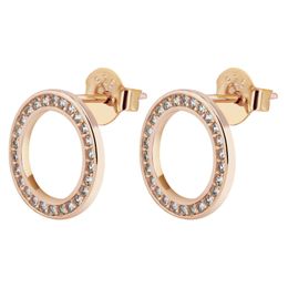 Adelia&acute;s Paar Ohrh&auml;nger ADELIA&acute;S "Damen Ohrringe &ndash; Ohrstecker aus 925 Silber mit Zirkonia", Damen, Gr. Damen, Silber 925 (Sterlingsilber), gold, Ohrringe, Perfekt als Geschenk zum einen besonderen Tag