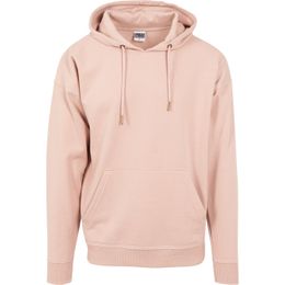 Sweatshirt Urban Classics "Urban Classics Herren Oversized Sweat Hoody", Herren, Gr. L, lightrose, 50% Baumwolle, 50% Polyester, unifarben, Sweatshirts Sweatshirt