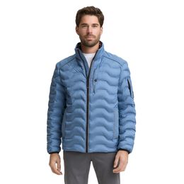 Steppjacke Tom Tailor, Herren, Gr. L, marine blau, Steppware, Obermaterial: 100% Polyester. Futter: 100% Polyester, unifarben, regular fit normal, elastischer Bund, Jacken Steppjacke, mit Taschen