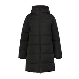 Outdoorjacke Luhta "Luhta Mantel Eisele", Damen, Gr. 42, schwarz, 97% Polyester, 3% Elasthan, Jacken Outdoorjacke
