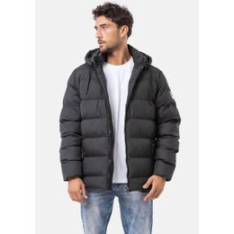 Cipo & Baxx Steppjacke CIPO & BAXX, Herren, Gr. 3XL, schwarz, Web, Obermaterial: 100% Polyester, unifarben, Po-bedeckend, gerader Abschluss, Jacken Steppjacke