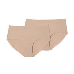Tchibo - 2 Magic-Cut-Pantys - Damen - Gr. M - beige