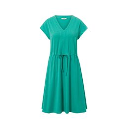 Tchibo - Jerseykleid mit Bindeband - Damen - Gr. L - blau