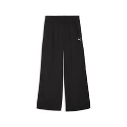 Sporthose Puma "Puma Sport Relaxed Gewebte Hose Damen", Damen, Gr. S, Normalgr&ouml;&szlig;en, schwarz, Obermaterial: 100% Nylon; Futter: 100% Polyester; Seitentasche &ndash; Oben: 100% Polyester, unifarben, relaxed fit, Hosen Sporthose