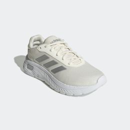 Walkingschuh adidas Sportswear "CLOUDFOAM COMFY", Damen, Gr. 40, wei&szlig; (sanftes wei&szlig;, silber metallic, cloud wei&szlig;), Synthetik, Textil, Schuhe Walkingschuh