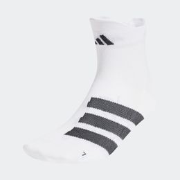 Funktionssocken adidas Performance "RUNxADIZEROSock", Damen, Gr. L (43/45), schwarz-wei&szlig; (wei&szlig;, schwarz, schwarz), Obermaterial: 78% Polyamid, 17% Polyester, 5% Elasthan, Socken